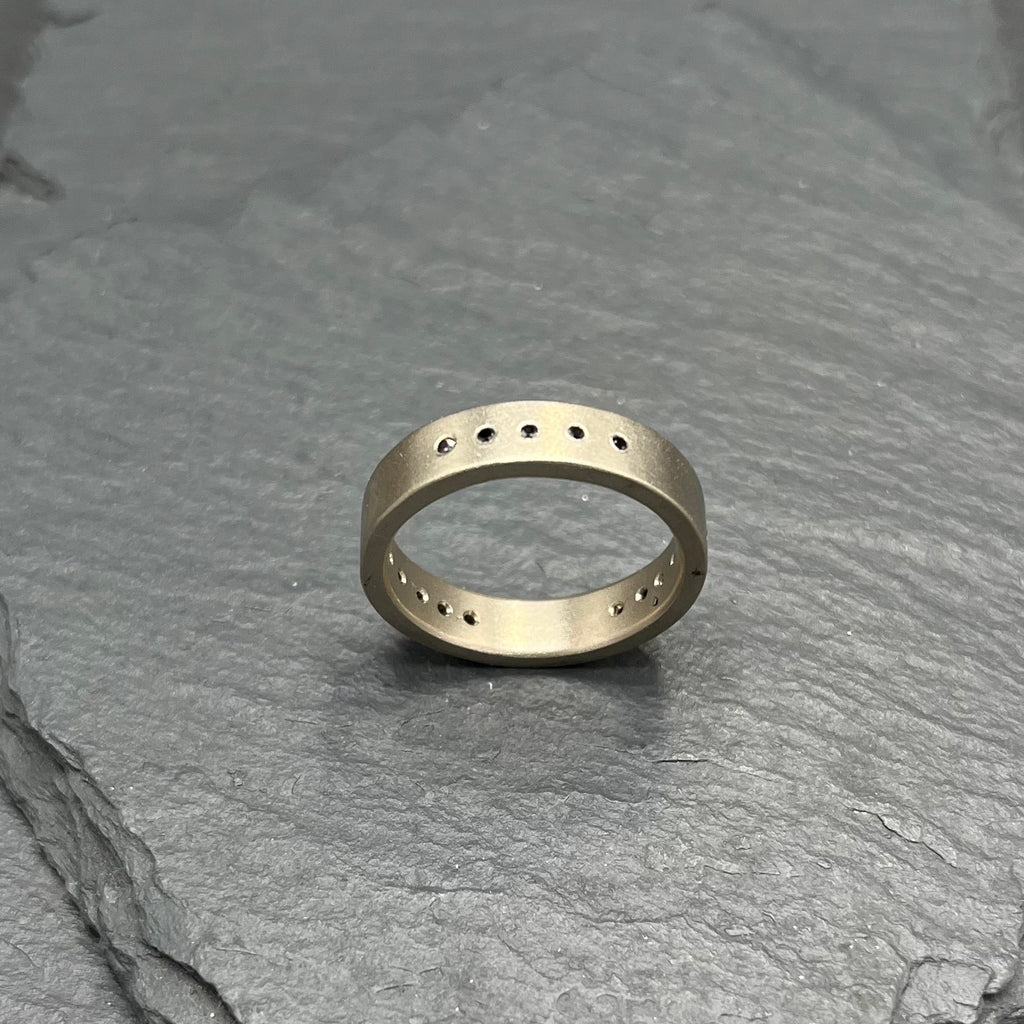 Modern Black Diamond Band – Balefire Goods